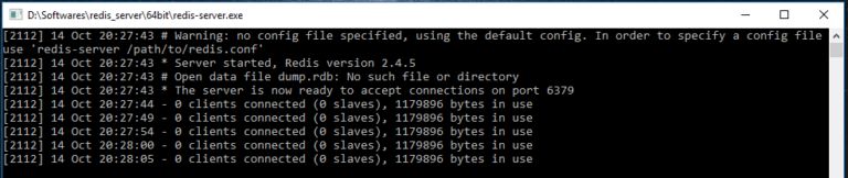 Setup/Install Redis Server on Windows 10 - onlinetutorialspoint