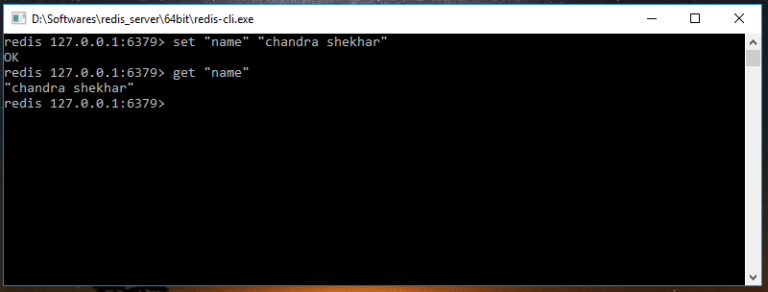 Setup/Install Redis Server on Windows 10 - onlinetutorialspoint