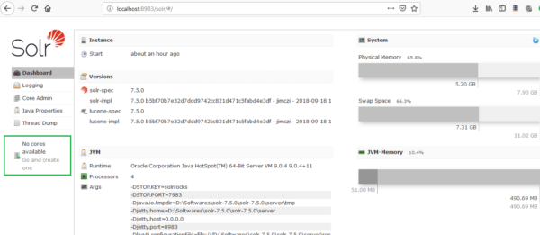 Install Apache Solr On Windows 10 Apache Solr 750 Installation