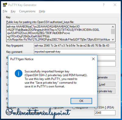 How to connect AWS EC2 Instance using PuTTY - onlinetutorialspoint