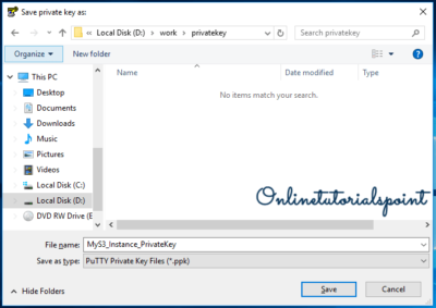 How to connect AWS EC2 Instance using PuTTY - onlinetutorialspoint
