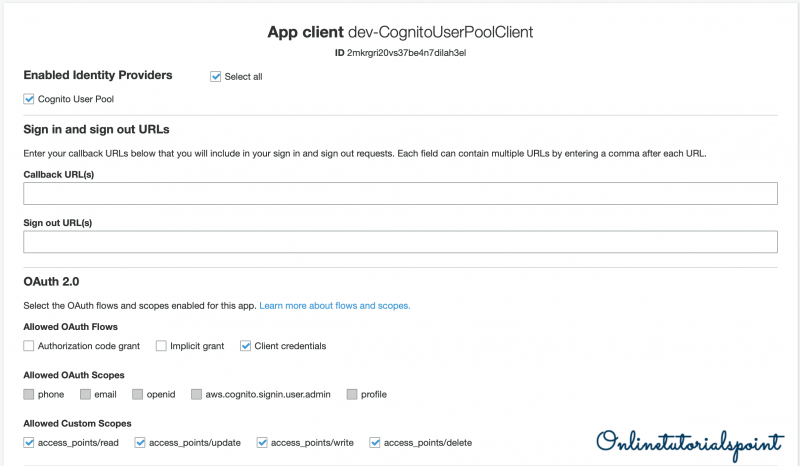 AWS SAM - Secure Api Gateway endpoints using CognitoUserPool - onlinetutorialspoint